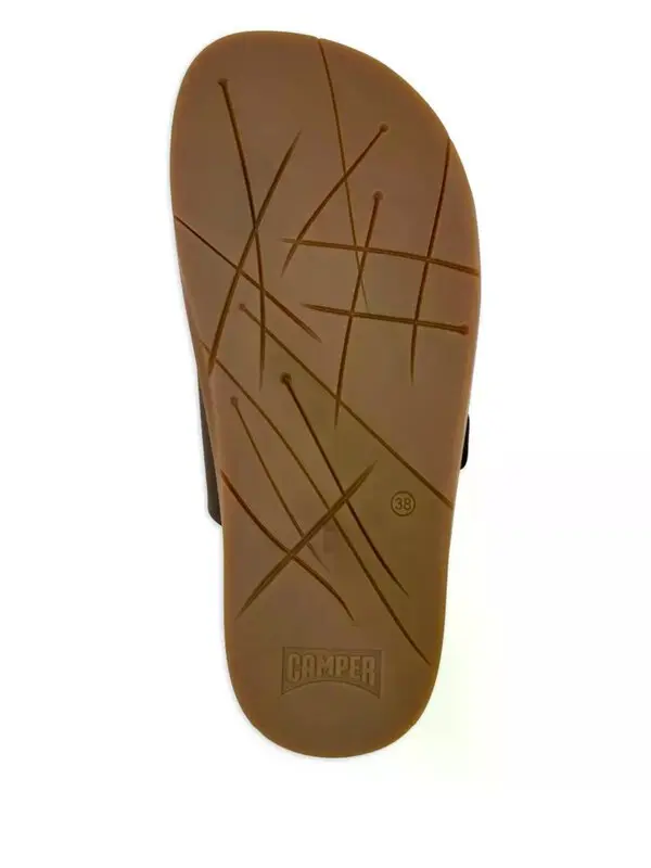 Camper Buckle Sandals - Brown