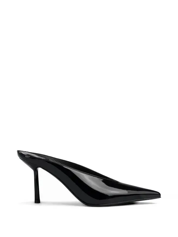 LE SILLA Pointed Toe Stiletto Heel Mules - Black