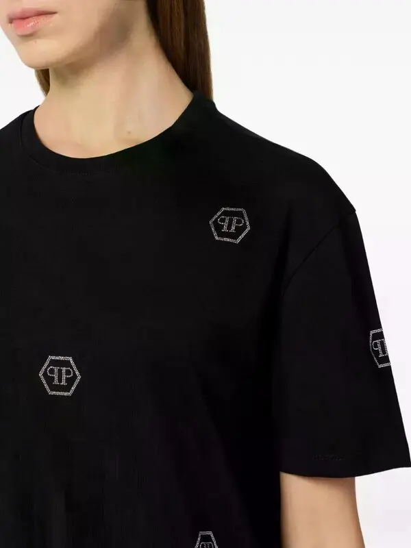 Philipp Plein Crystal Monogram T-shirt