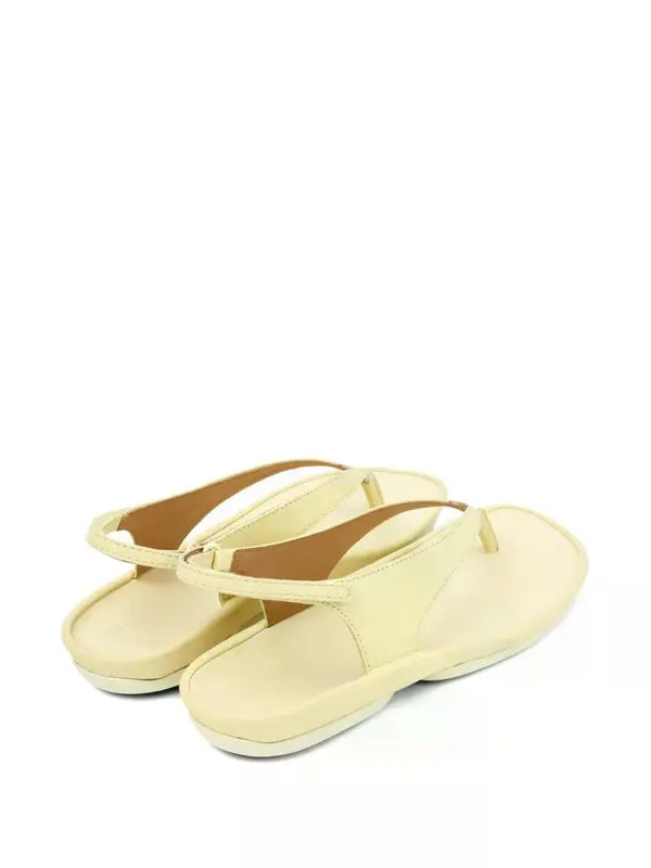 Camper Leather Slingback Sandals - Neutrals