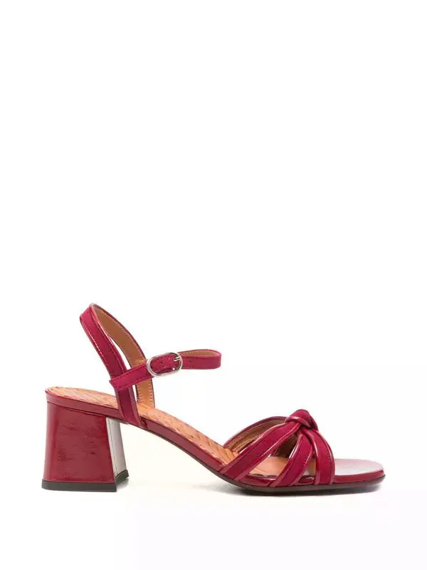 Chie Mihara Leilah Knotted Strap Sandals - Red