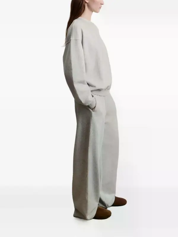 12 STOREEZ Terry Wide Leg Trousers