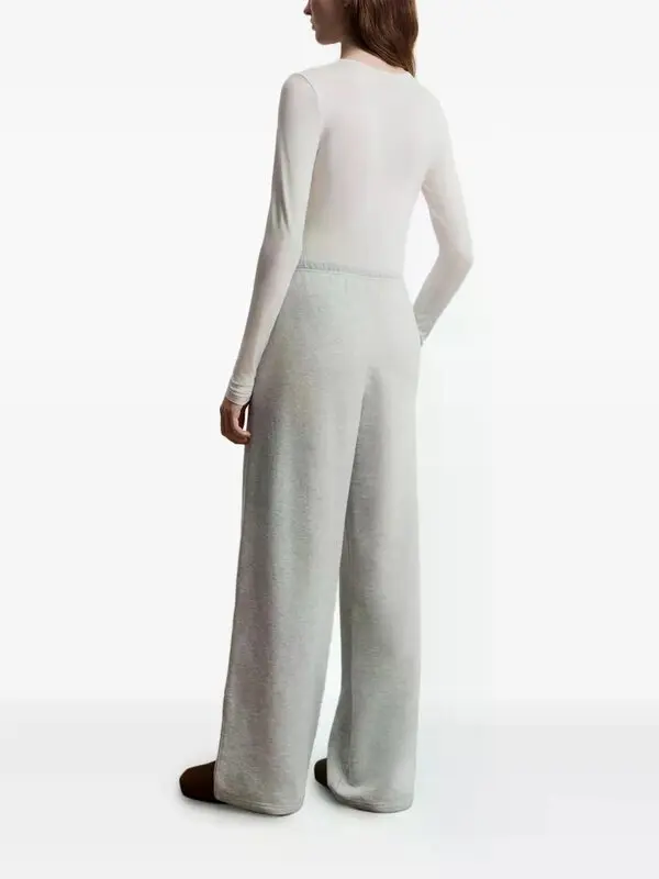 12 STOREEZ Terry Wide Leg Trousers