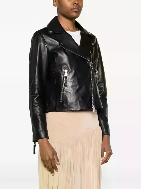 BULLY Zip Lambskin Jacket