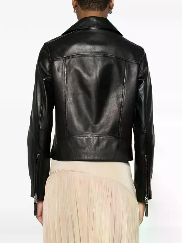 BULLY Zip Lambskin Jacket