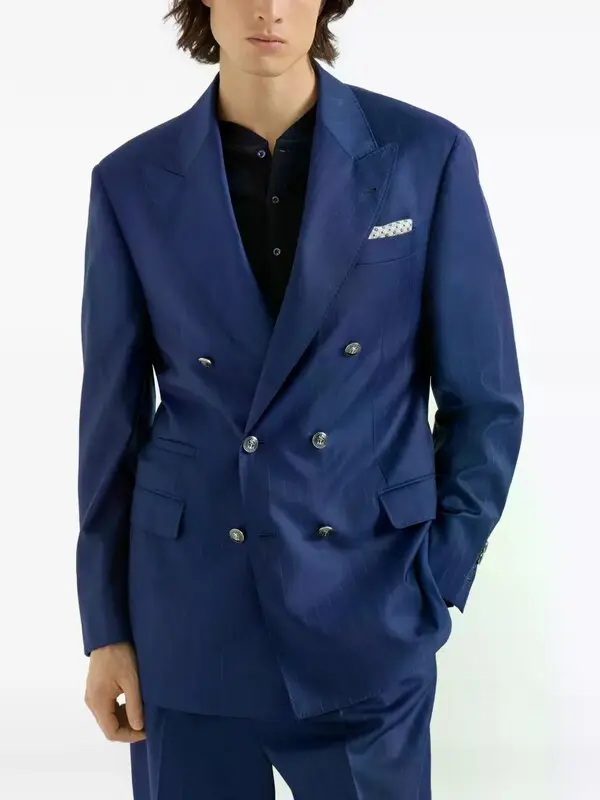 Brunello Cucinelli Chalk-stripe Blazer