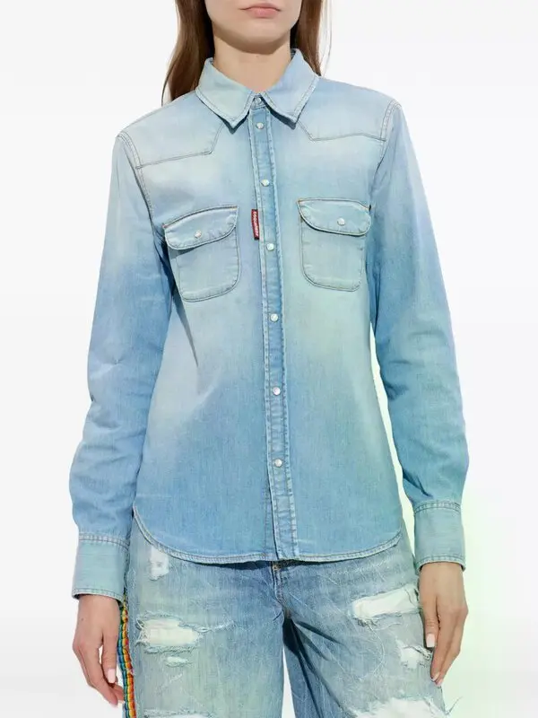 Dsquared2 Western Pocket Cotton Shirt