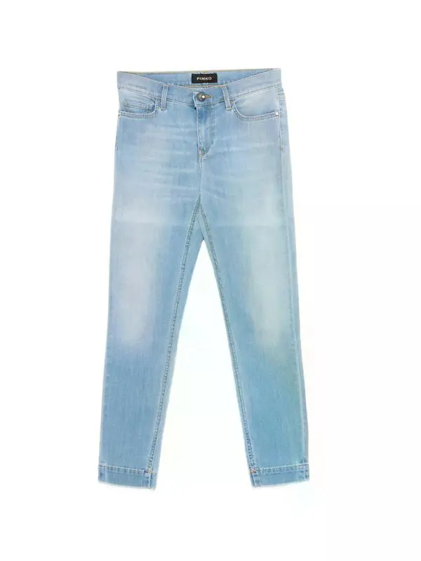 Pinko Sabrina Frayed Skinny Jeans - Blue