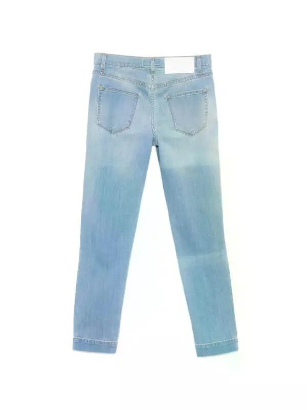 Pinko Sabrina Frayed Skinny Jeans - Blue