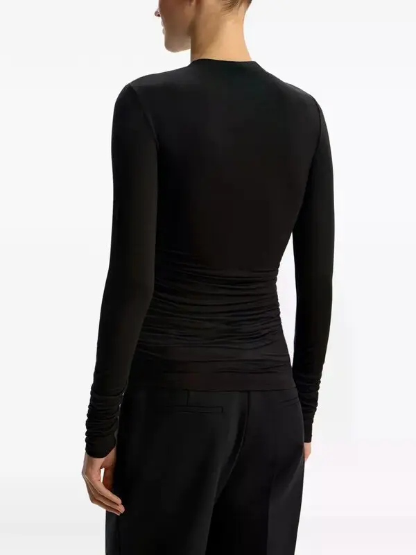 12 STOREEZ Draped Ruched Top