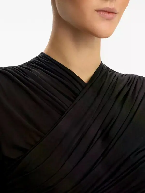 12 STOREEZ Draped Ruched Top