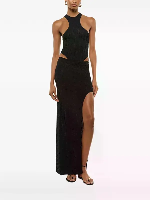 LANEUS Sleeveless Halterneck Body