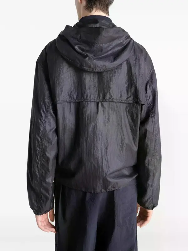 LEMAIRE Lightweight Nylon Windbreaker - Black