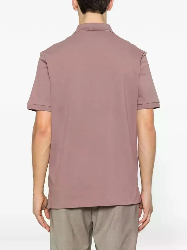 BOSS Buttoned Polo Shirt - Pink
