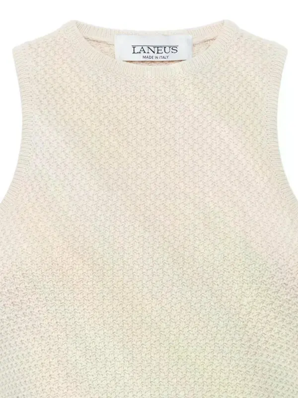 LANEUS Sleeveless Knitted Dress