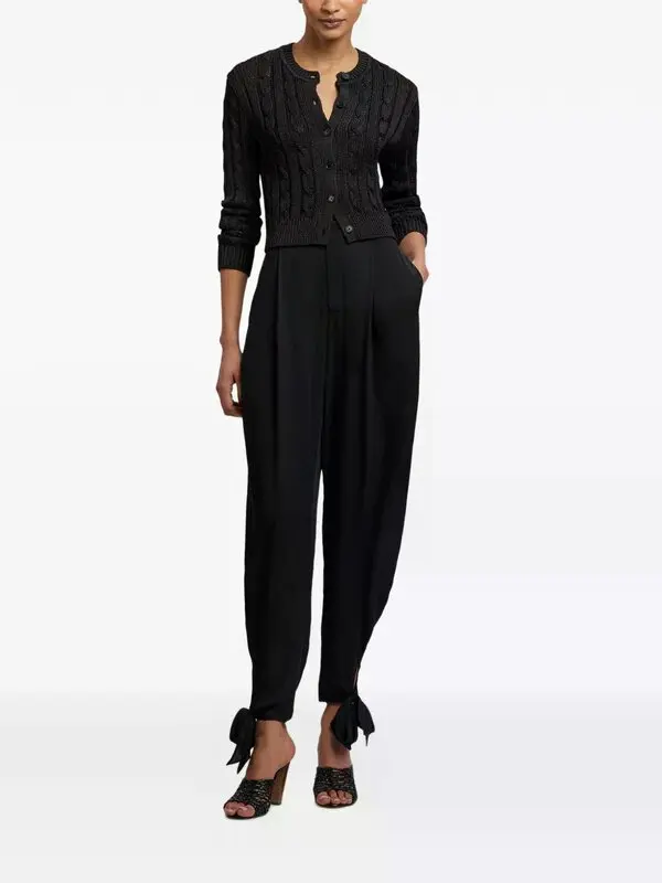Ralph Lauren Cable Knit Cropped Cardigan