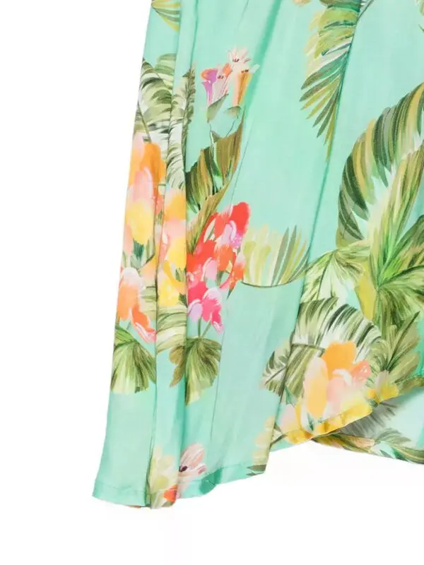 BLUGIRL Floral Print Strappy Top
