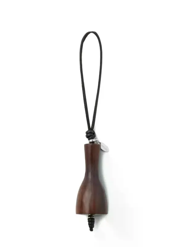 LEMAIRE Leather Bag Charm - Brown