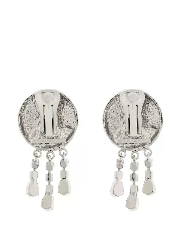 Alessandra Rich Embellished Drop Earrings