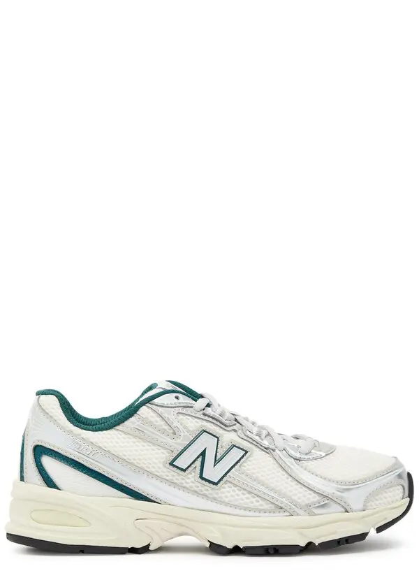 NEW BALANCE 740 Panelled Mesh Sneakers - Green