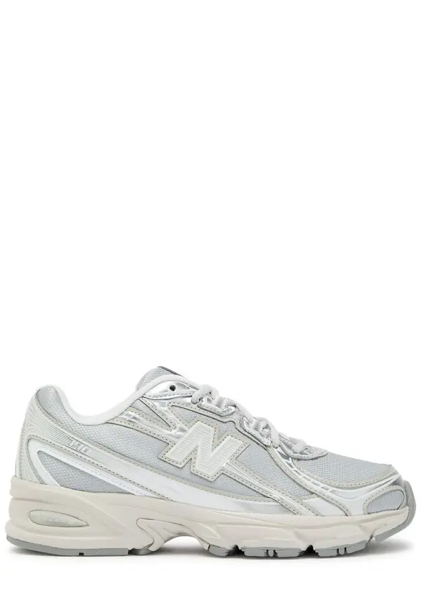 NEW BALANCE 740 Panelled Metallic Mesh Sneakers