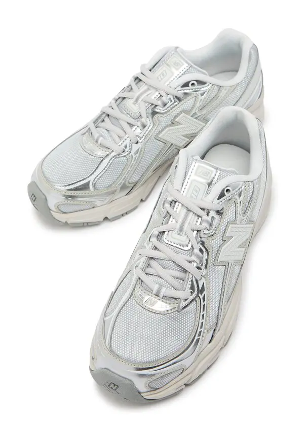NEW BALANCE 740 Panelled Metallic Mesh Sneakers