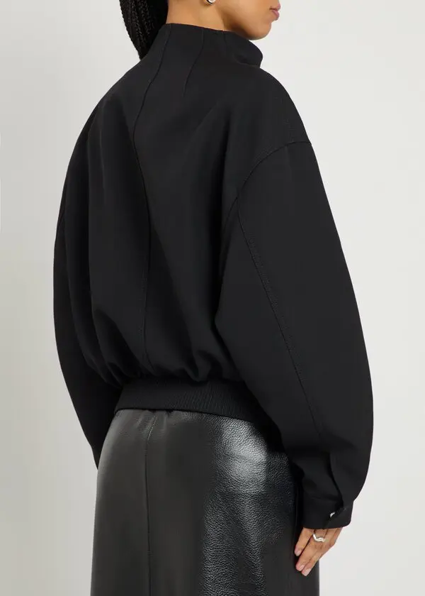 ARMARIUM Panelled Virgin Wool Bomber Jacket