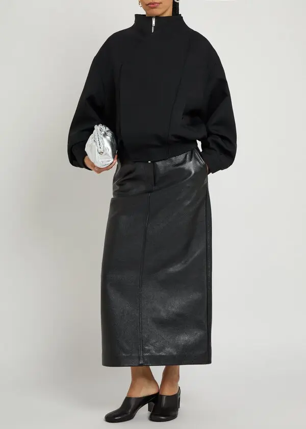 ARMARIUM Panelled Virgin Wool Bomber Jacket