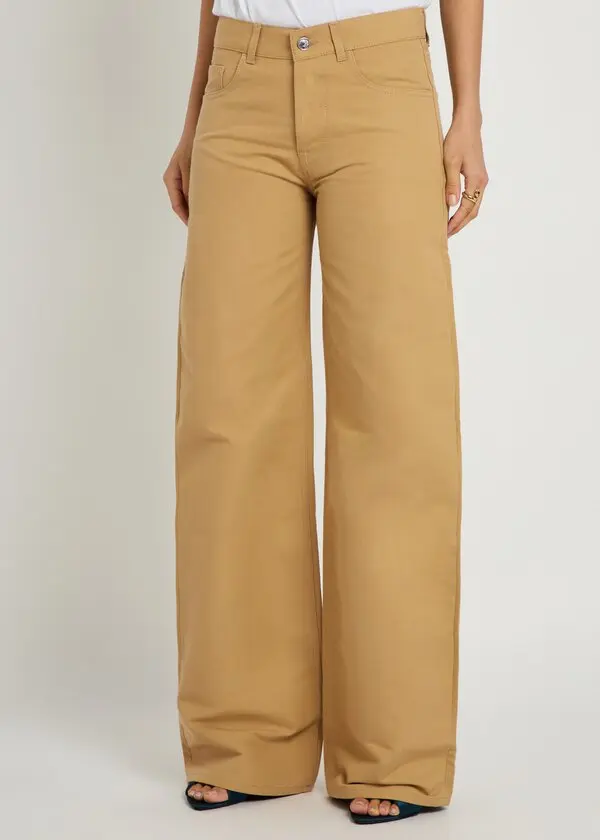 ARMARIUM Luke Wide-leg Cotton Trousers