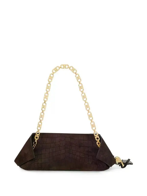 FERRAGAMO Small Folded Shoulder Bag - Brown