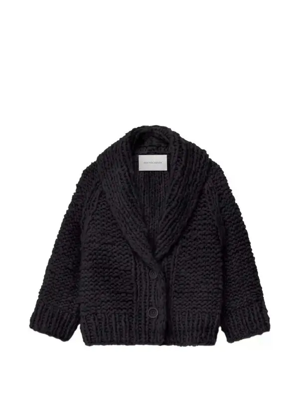 Iris Von Arnim Shawl-collar Buttoned Cardigan