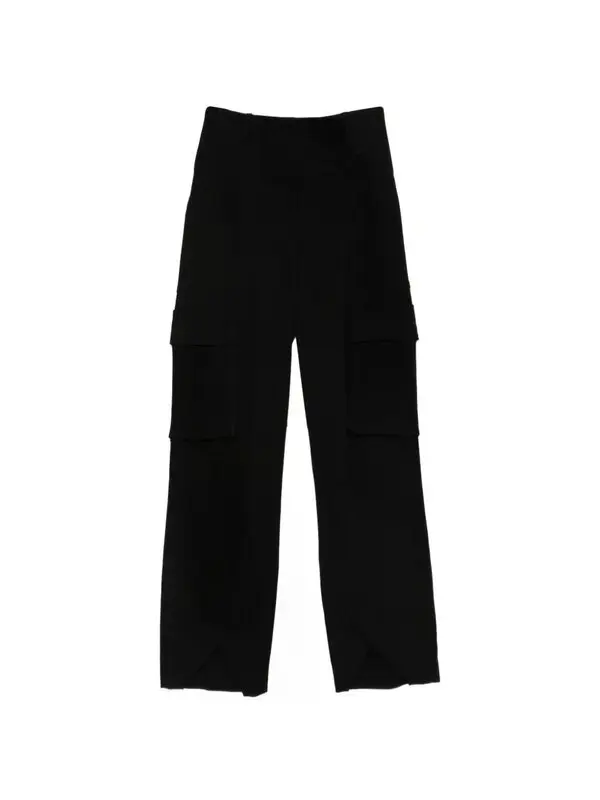 Erika Cavallini Flap-pocket Trousers - Black
