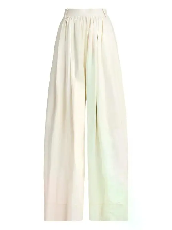 Ralph Lauren Pleated Wide-leg Trousers - Neutrals