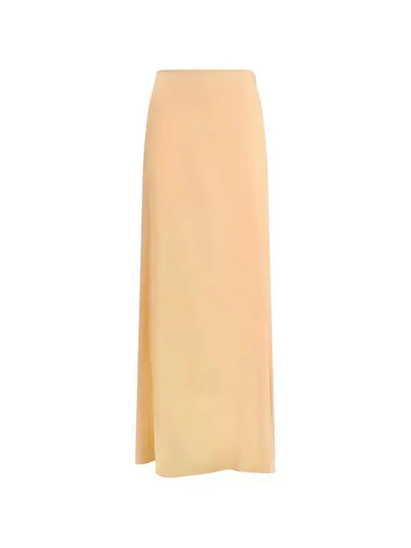 KRISTINA TI Straight Maxi Skirt - Neutrals