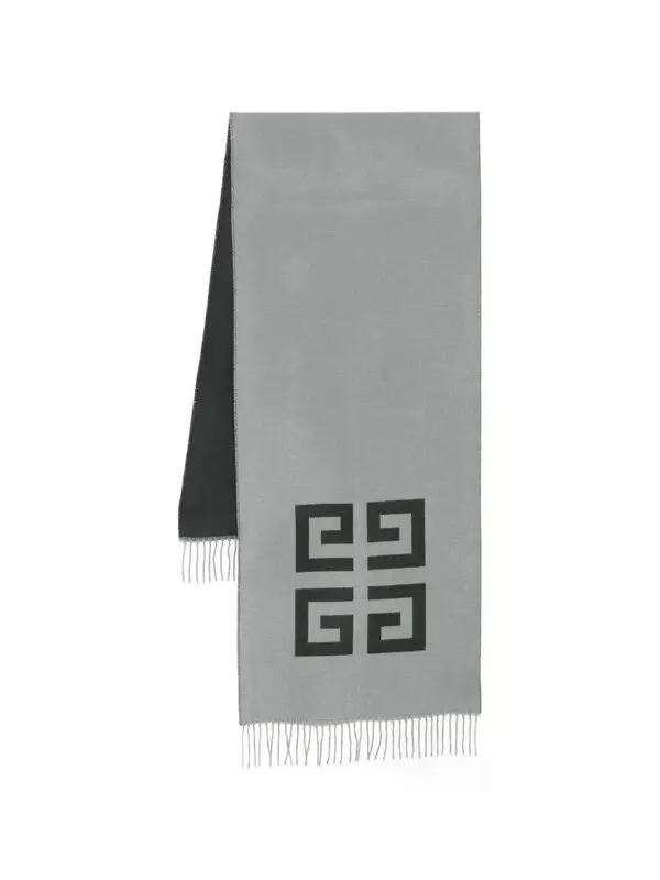 Givenchy Logo-print Scarf - Grey