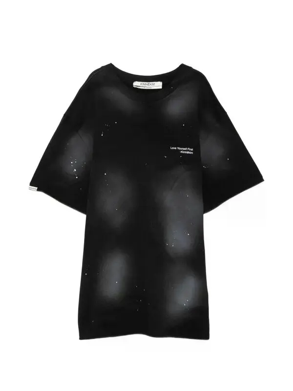 KIMHEKIM Spray-dyed Crewneck T-shirt