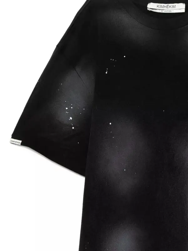 KIMHEKIM Spray-dyed Crewneck T-shirt