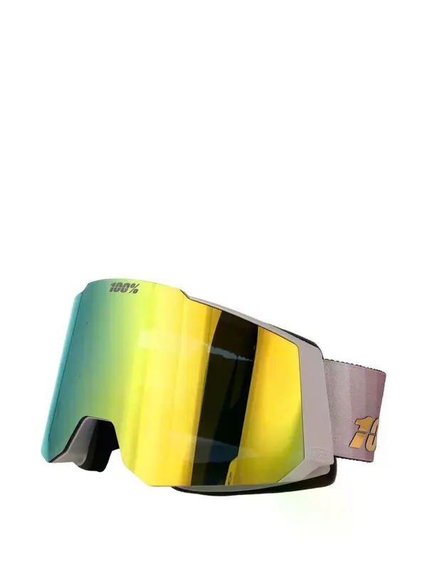100% PURE Snowcraft Ski Goggles With Logo Strap