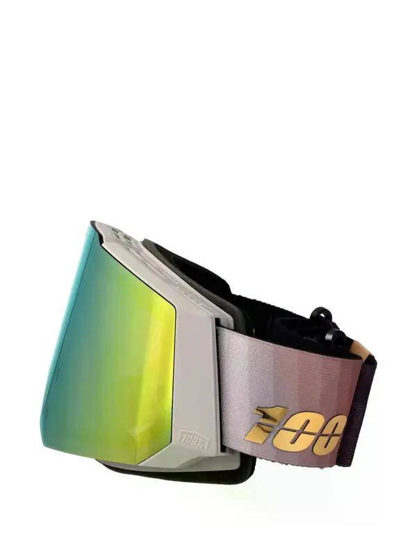 100% PURE Snowcraft Ski Goggles With Logo Strap