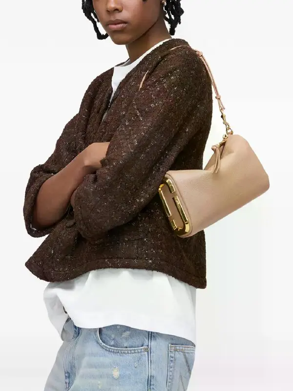 Marc Jacobs The Snapshot Leather Clutch Bag - Neutrals