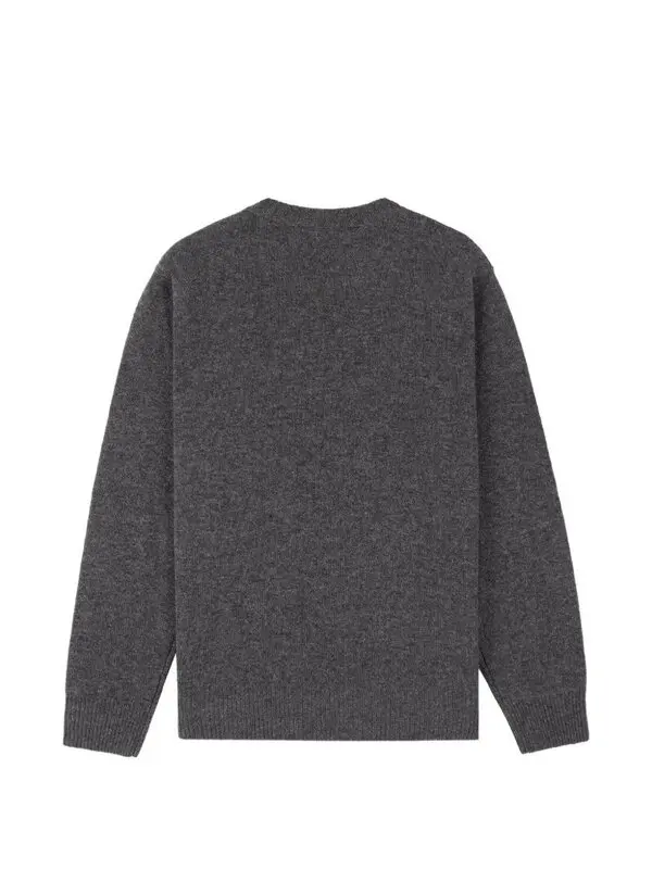 Sporty & Rich Embroidered Logo Crew Neck Sweater