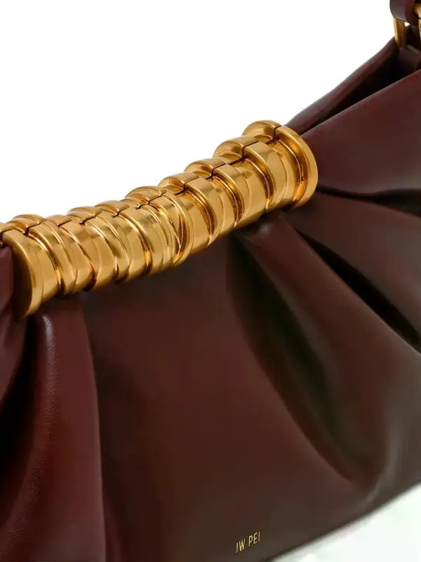 Jw Pei Leia Ruched Clutch Bag With Gold-tone Hardware