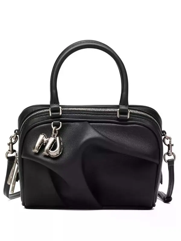 Marc Jacobs The Micro Bauletto Wave Tote Bag - Black