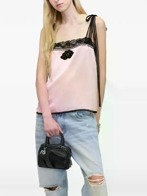 Marc Jacobs The Micro Bauletto Wave Tote Bag - Black