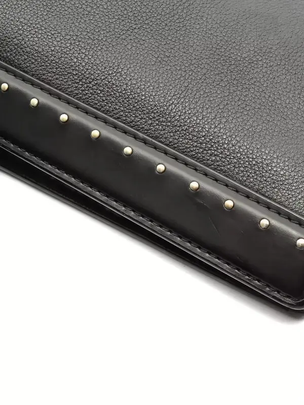 LOUIS VUITTON 2017 Mm Marly Studded Leather Handbag - Black