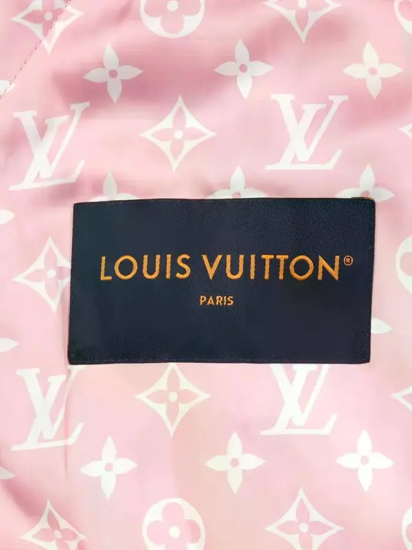 LOUIS VUITTON Leather-detail Varsity Jacket