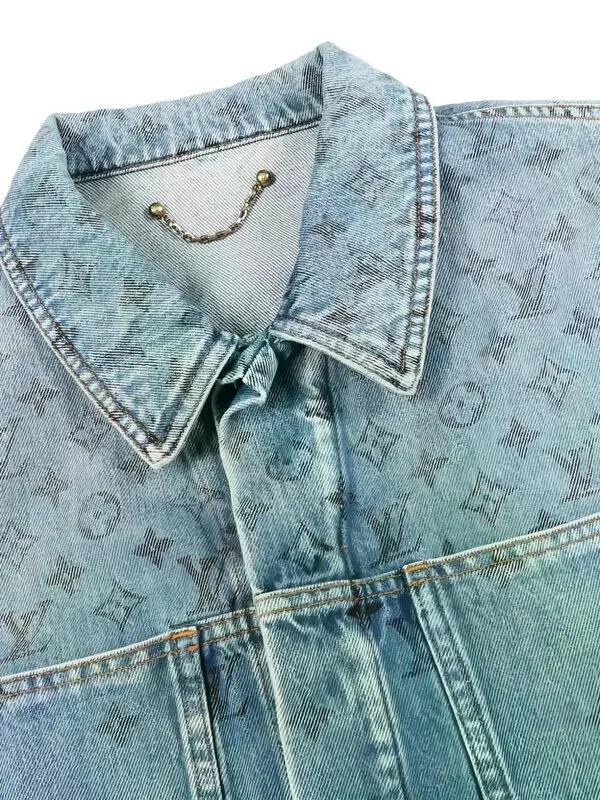 LOUIS VUITTON Monogrammed Denim Jacket