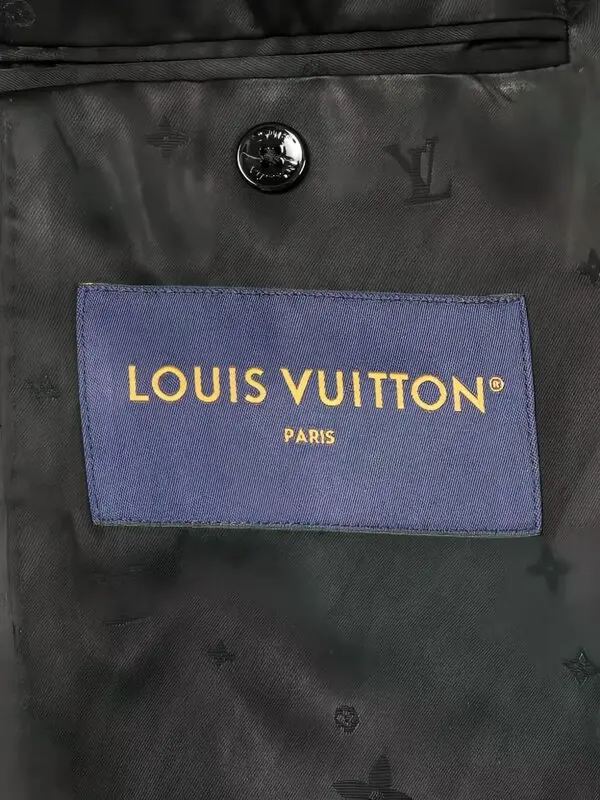 LOUIS VUITTON Peaked Lapel Double-breasted Coat
