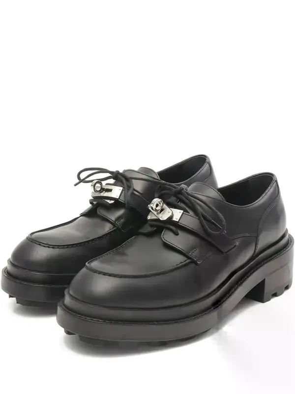 Hermès First Kelly Loafers - Black