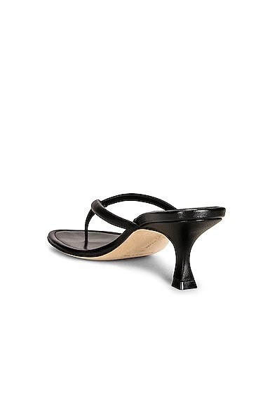Manolo Blahnik Paterno 50 Leather Sandal